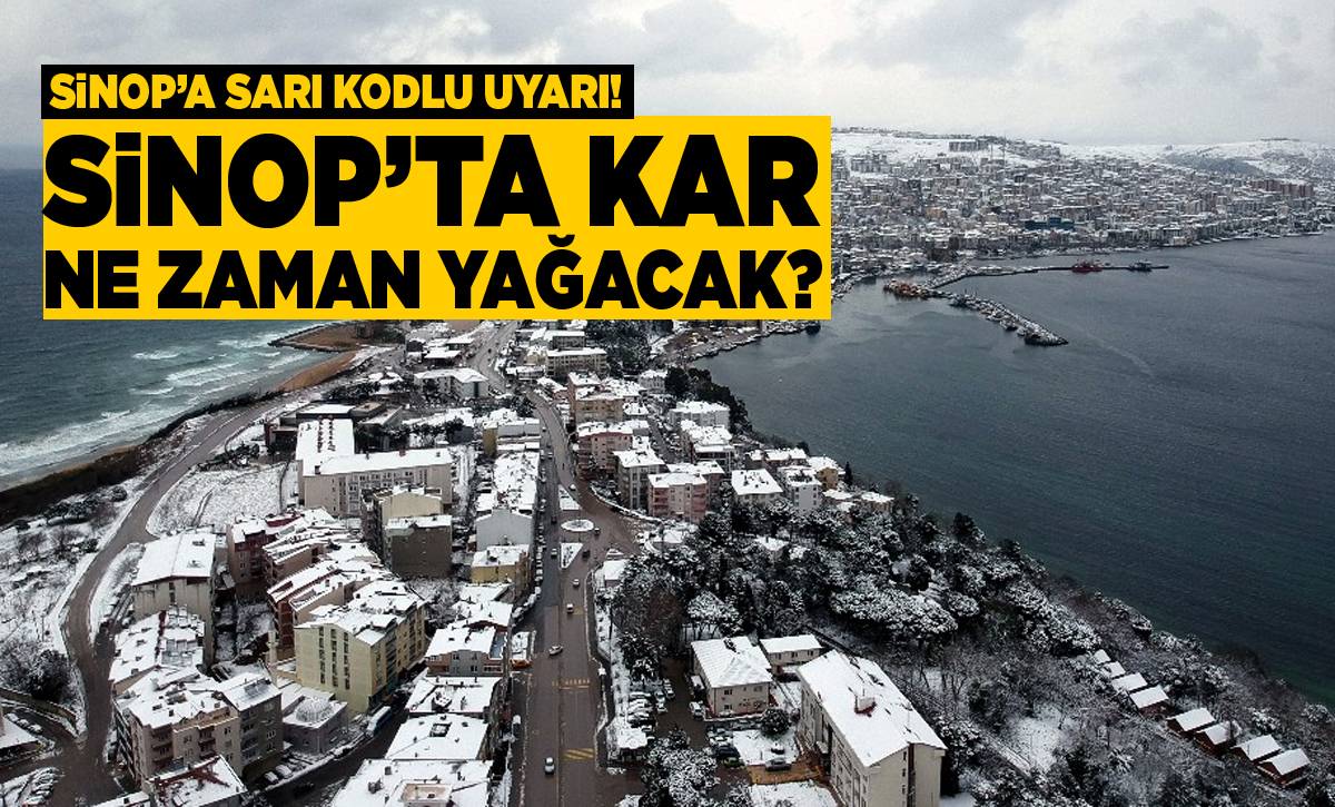 Sinop’ta kuvvetli kar yağışı bekleniyor - Vitrin Haber - Sinop Haberleri